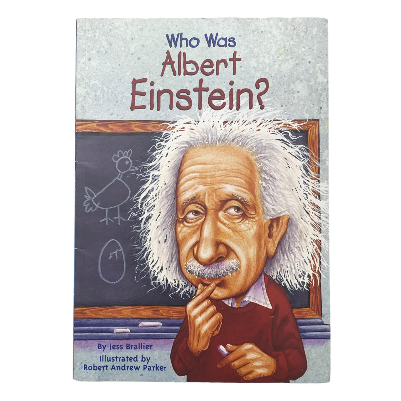 Book, Who Was Albert Einstein?, by Jess Brallier and Robert Andrew ...