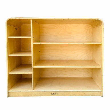 Lakeshore Learning, wooden Heavy Duty Holds Everything Storage Unit 4 ...