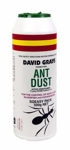 Permethrin 1% Dusting Insecticide Ant Dust 500g David Grays Fine Powder ...