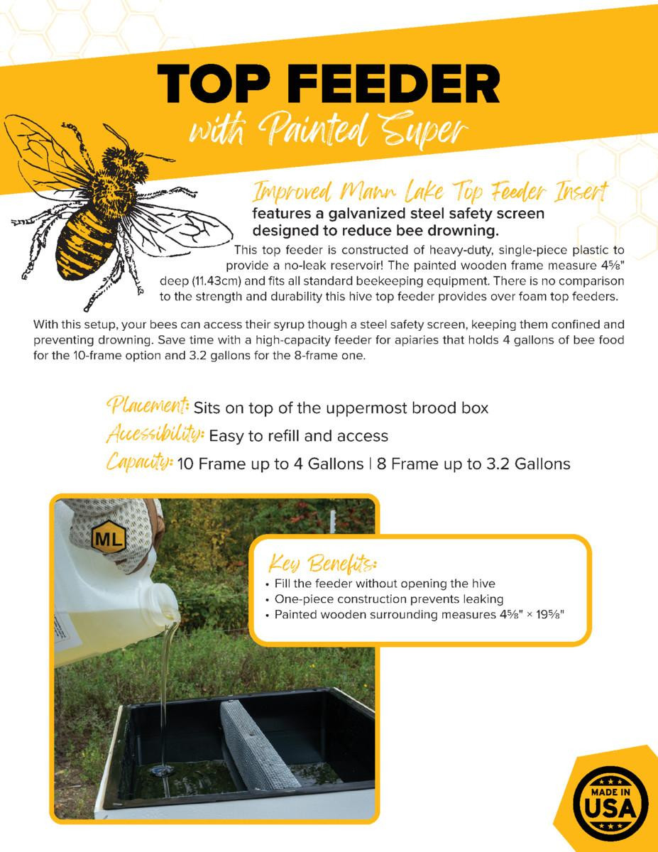 Top Feeder with Painted Super | Mann Lake Ltd.