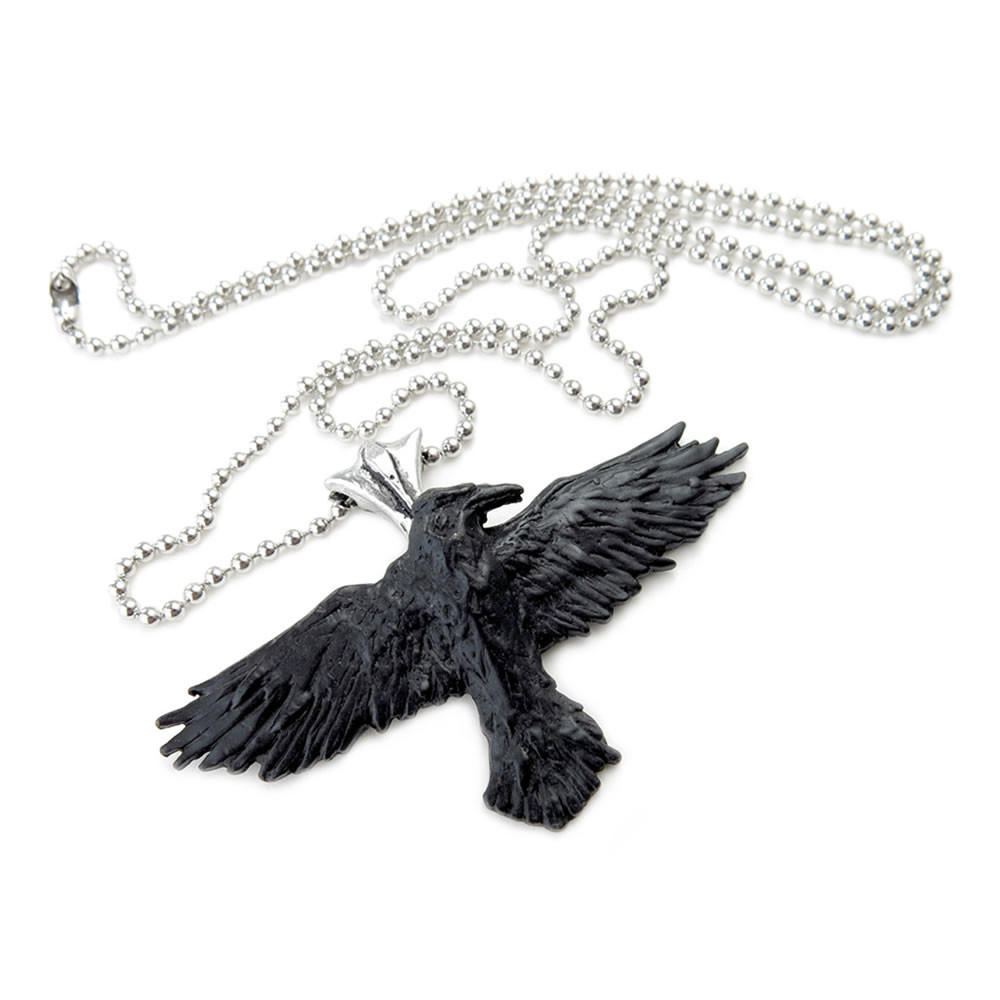Black Raven Pendant | Handmade Gothic Jewelry | Alchemy