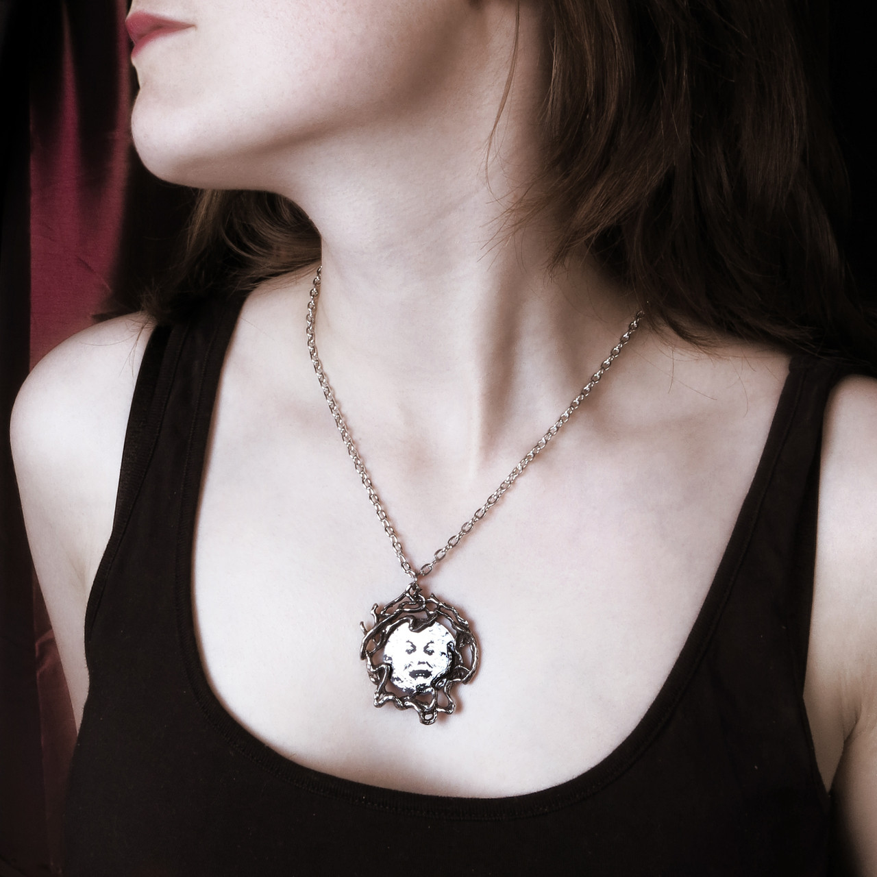 M'era Luna Melies Moon Pendant - Alchemy of England