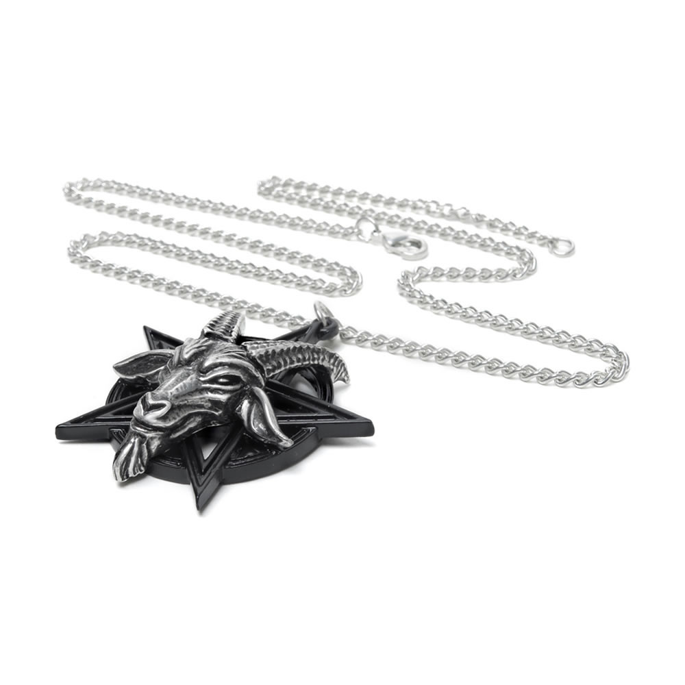 Baphomet Pendant | Handmade Gothic Jewelry | Alchemy