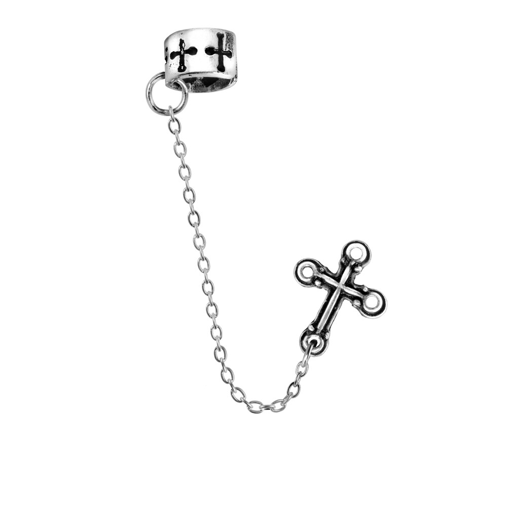 Cross Ear Cuff - Alchemy of England