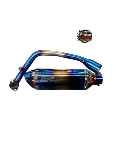 Pipa y header pmc chuma 200 - Pmc-esefiblacksrbg - RICHARD MOTORCYCLE