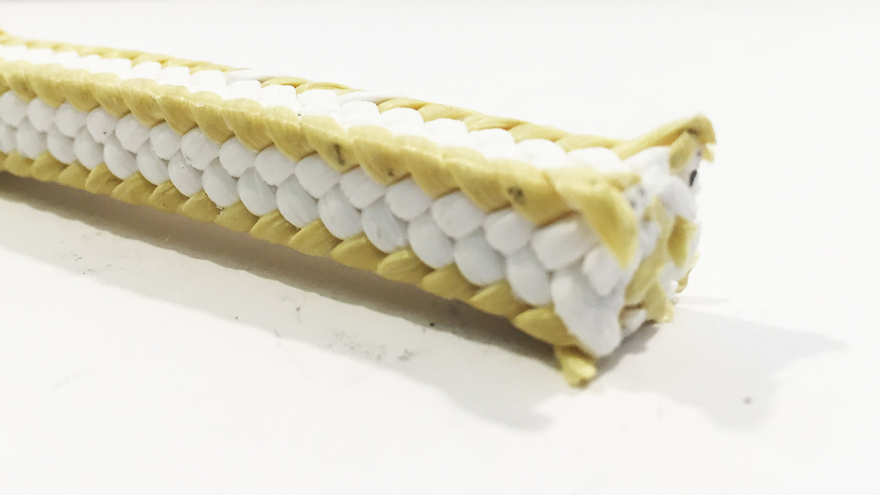 Teadit Style 2003 Braided Packing, PTFE Yarn, Amarid Corners, Width: 1 ...