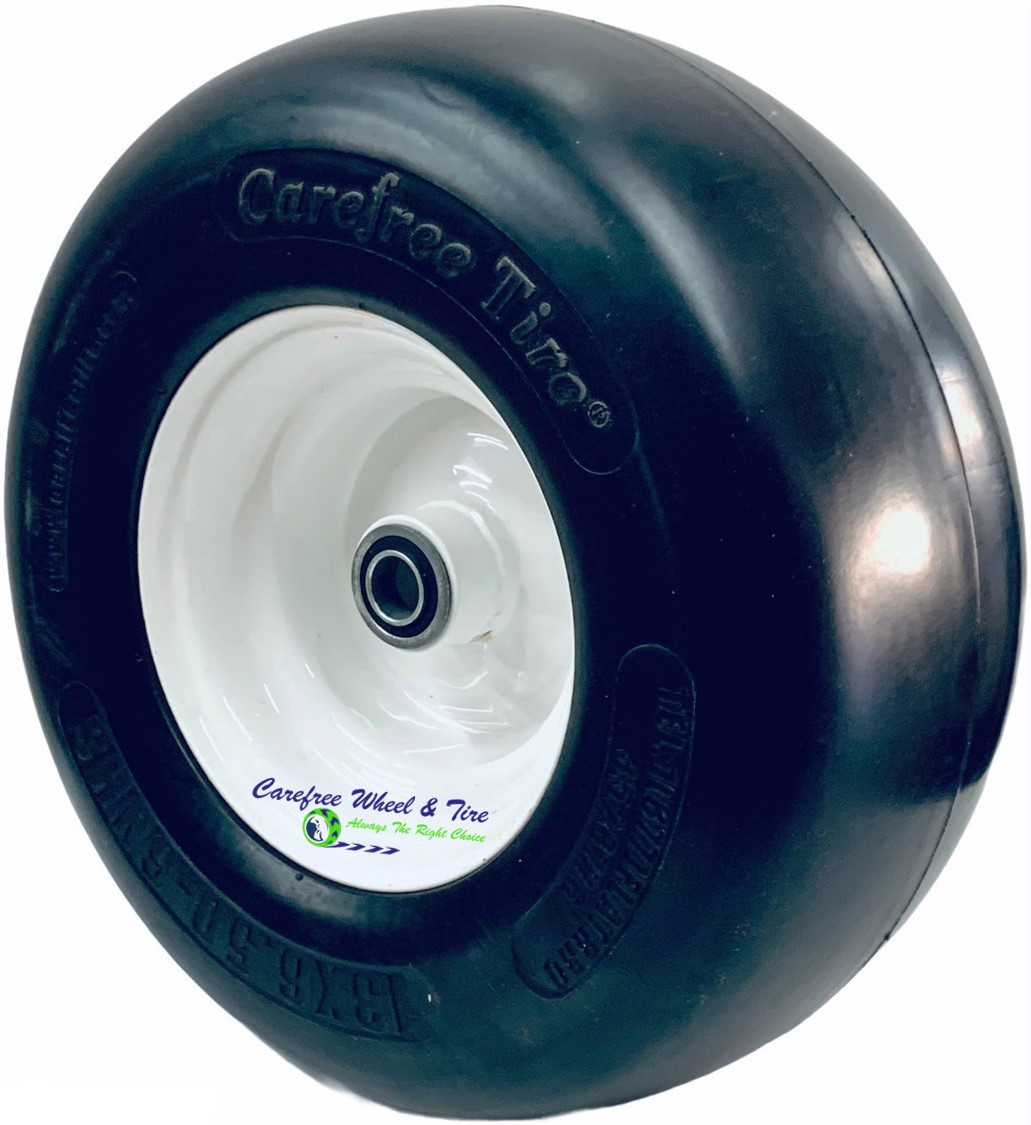 8 x 3.00-4 (8x3) Carefree (No-Flat) Smooth Tread Tire
