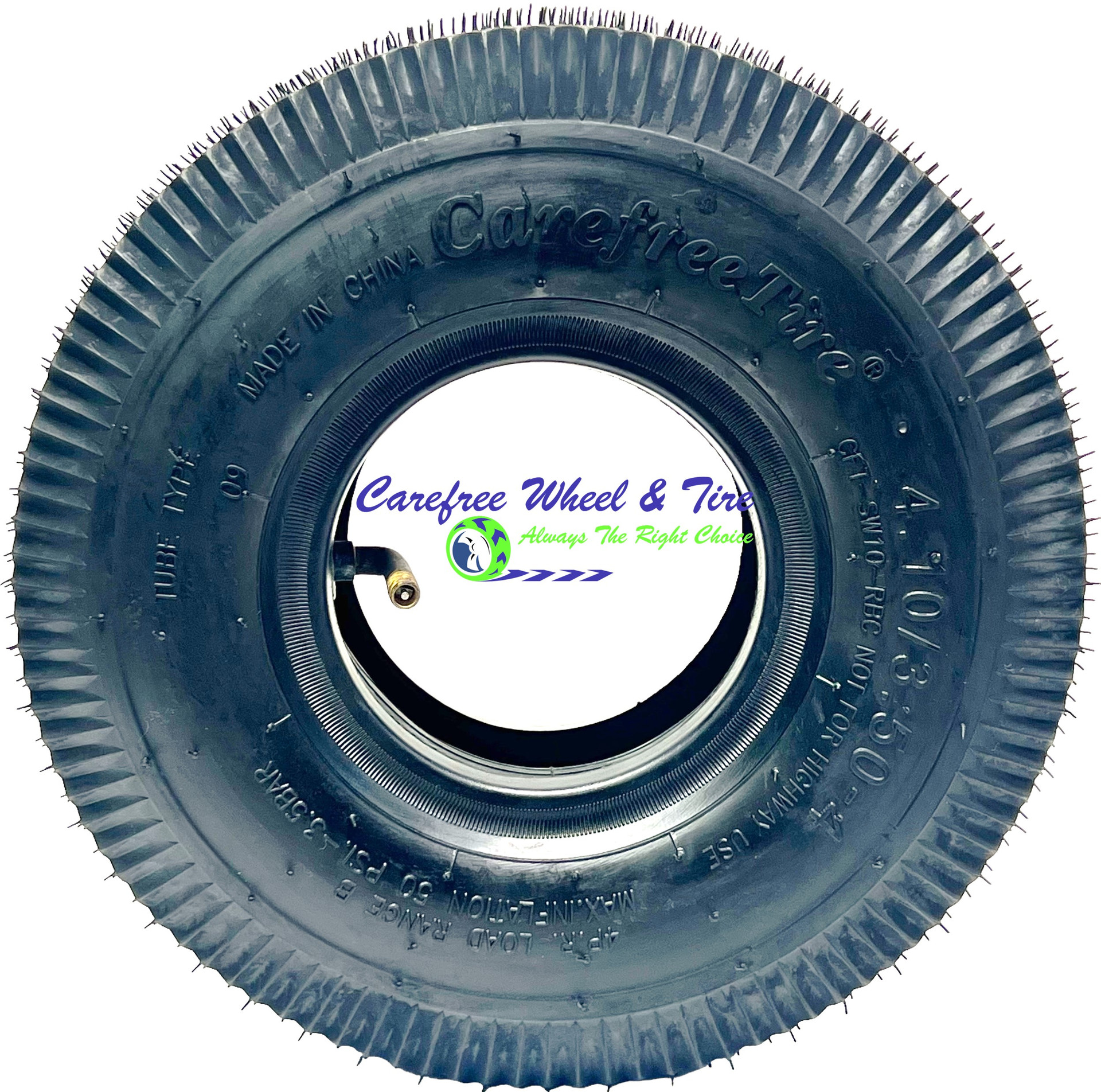 Tires Only - No Rim - 10" Tires - Carefree Wheel & Tire