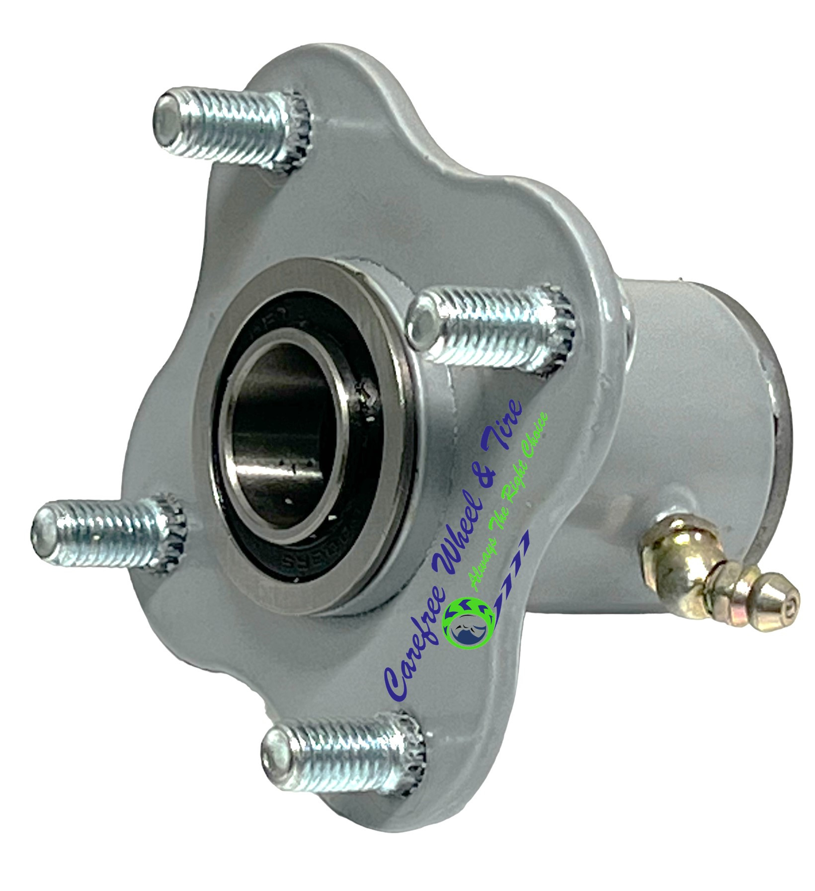 2 1/4" Off-Set Hub, Gray Color with Zerk