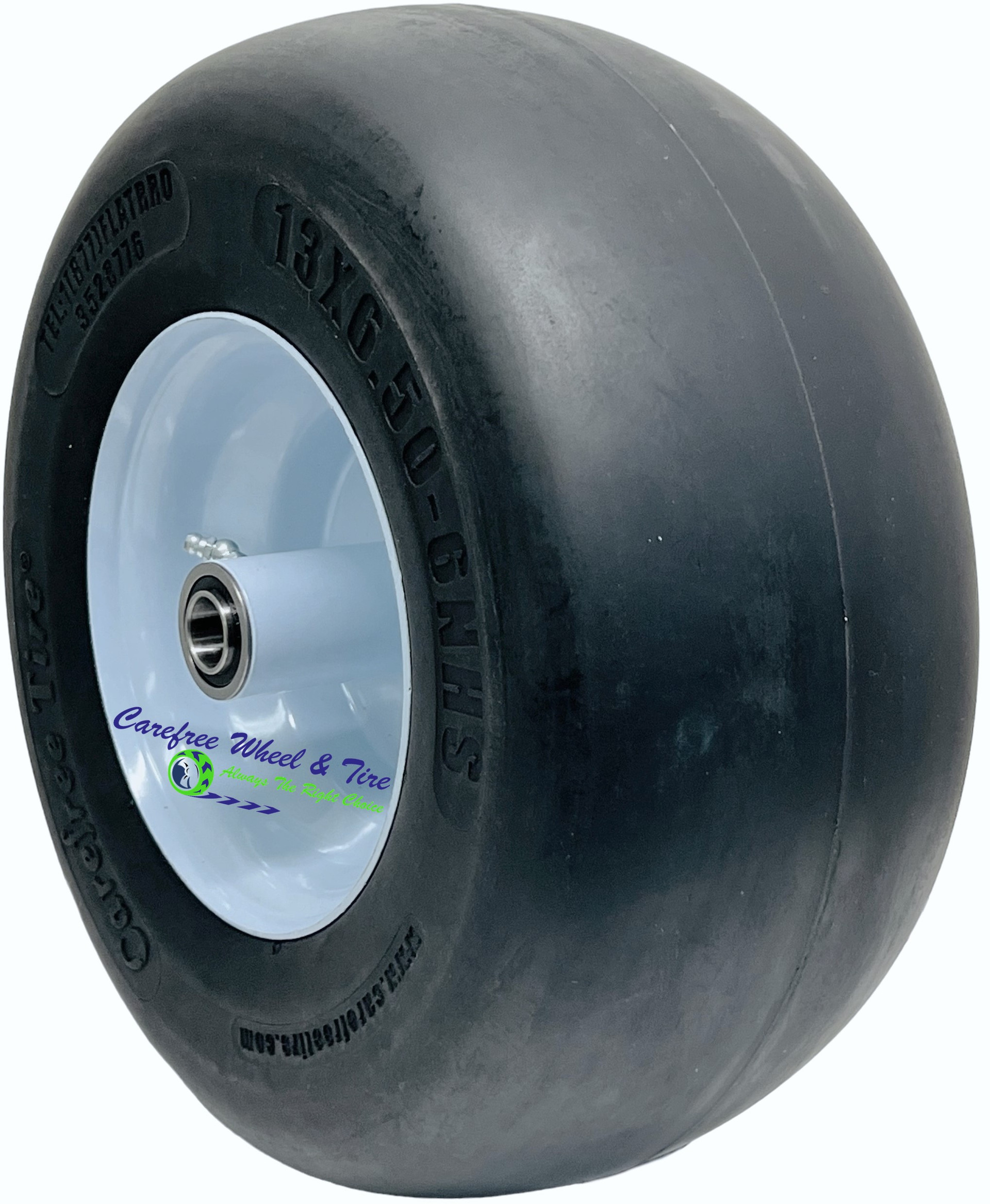 410/350-6 (12x4) Wheel and Tire Assy With 3" Centered Hub