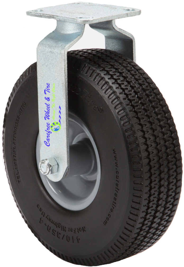 Caster Wheel Assemblies - 10" Caster Assemblies - Carefree Wheel & Tire