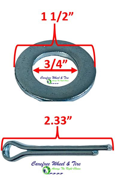 Cotter Pin & 3/4" Washer Kit