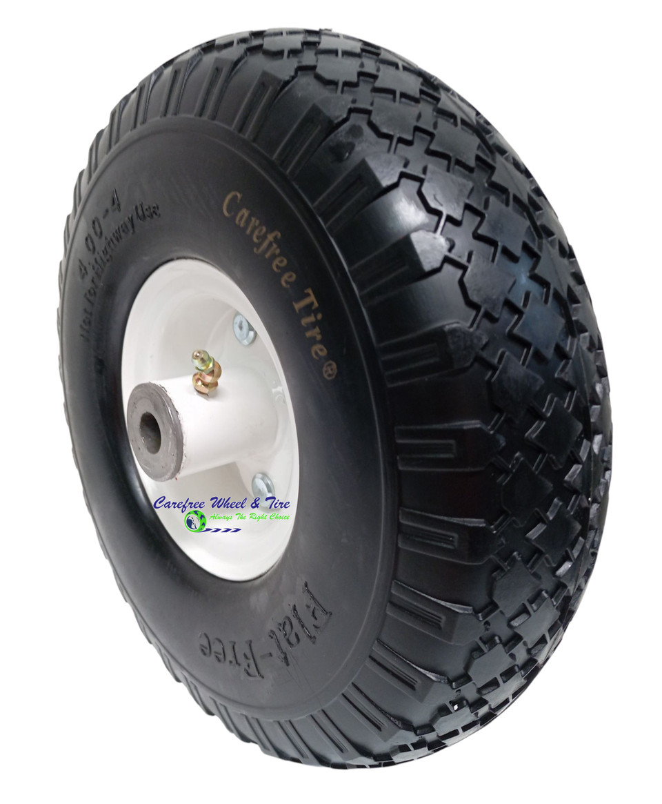 11x4.00-4 Pneumatic Rim & Tire Assembly With Hub and Bore Size Options