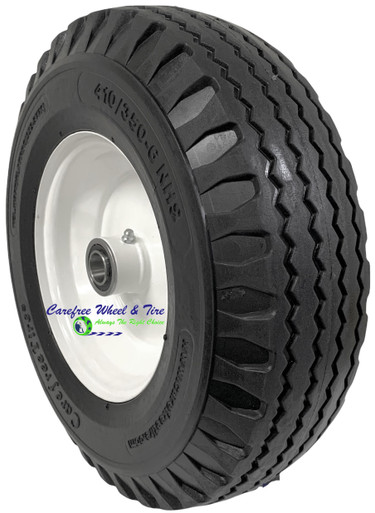 410/350-6 (12x4) Wheel and Tire Assy With 3" Centered Hub