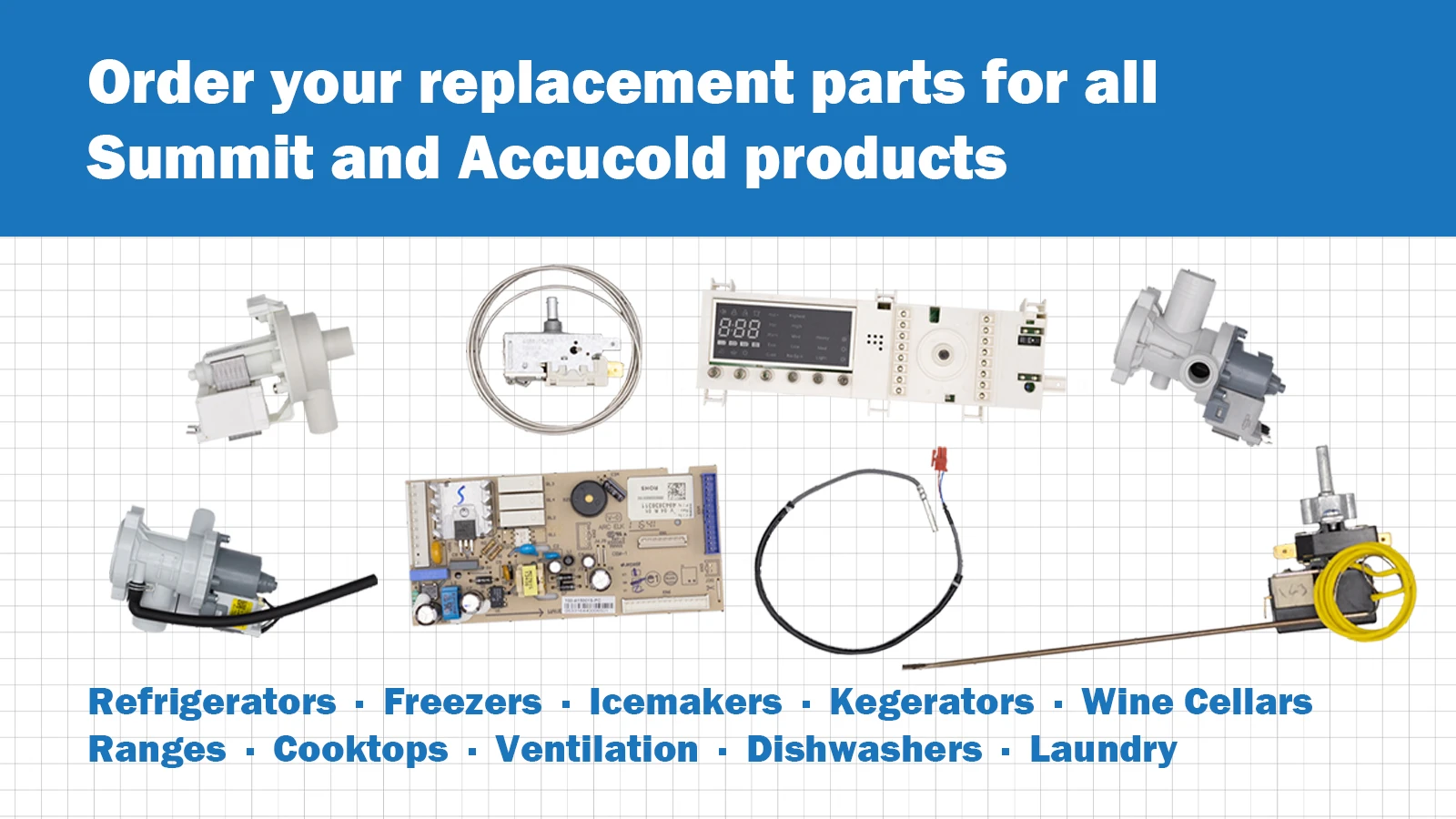 Summit Accucold Replacement Parts