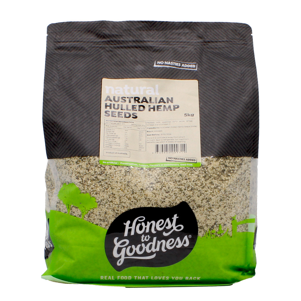 Australian Hemp Seeds 800g - Hulled | Honest to Goodness