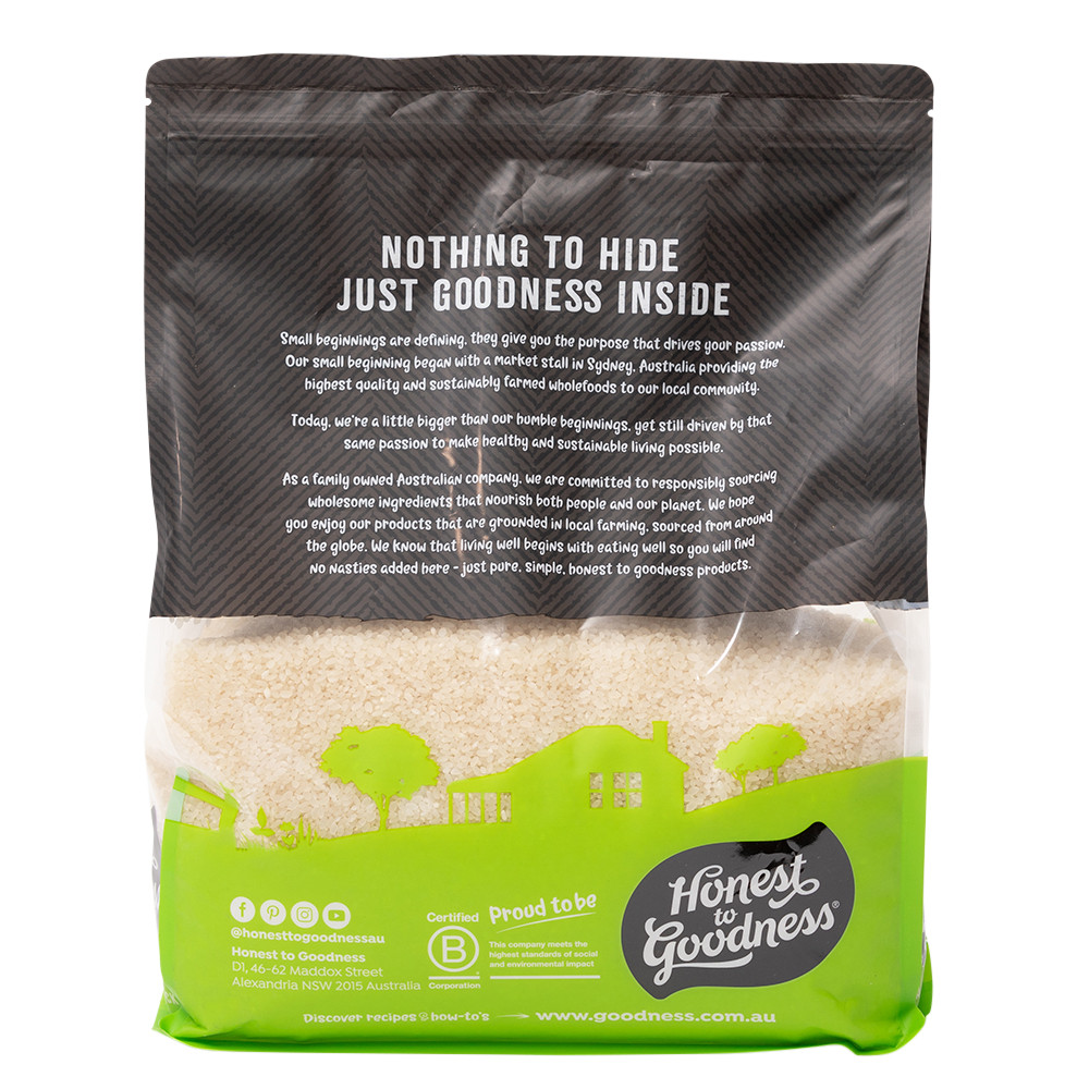 Australian Sushi Rice 1.5kg| Sustainable Rice| Honest to Goodness