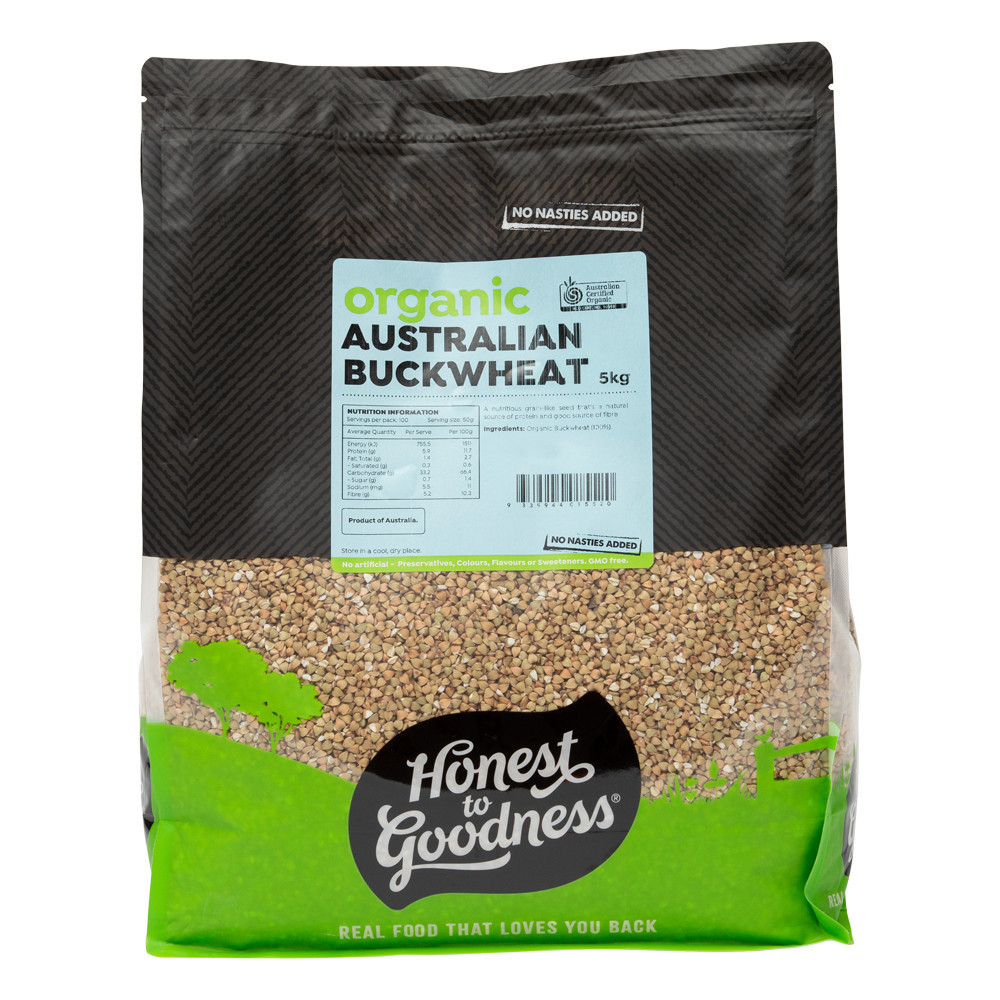 Organic Buckwheat Hulled 25KG | Bulk