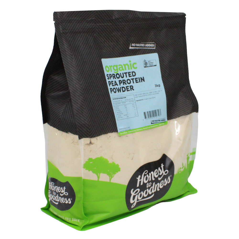 Organic Raw Sprouted Pea Protein 750g | Honest to Goodness