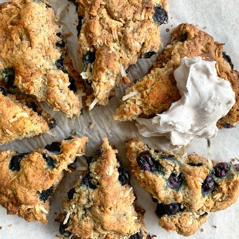 Coconut Scones Delicious Toasted Coconut Almond Scones | Good Life