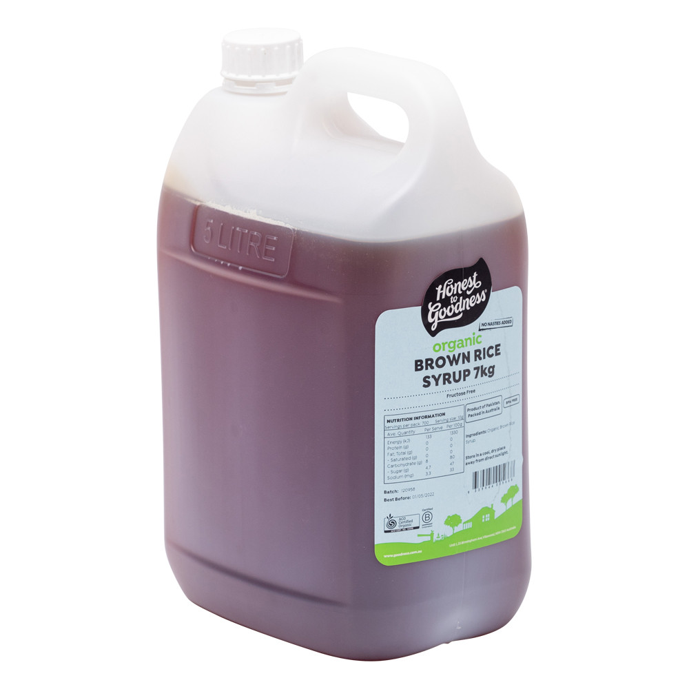 Organic Brown Rice Syrup 25KG | Organic Rice Malt Syrup