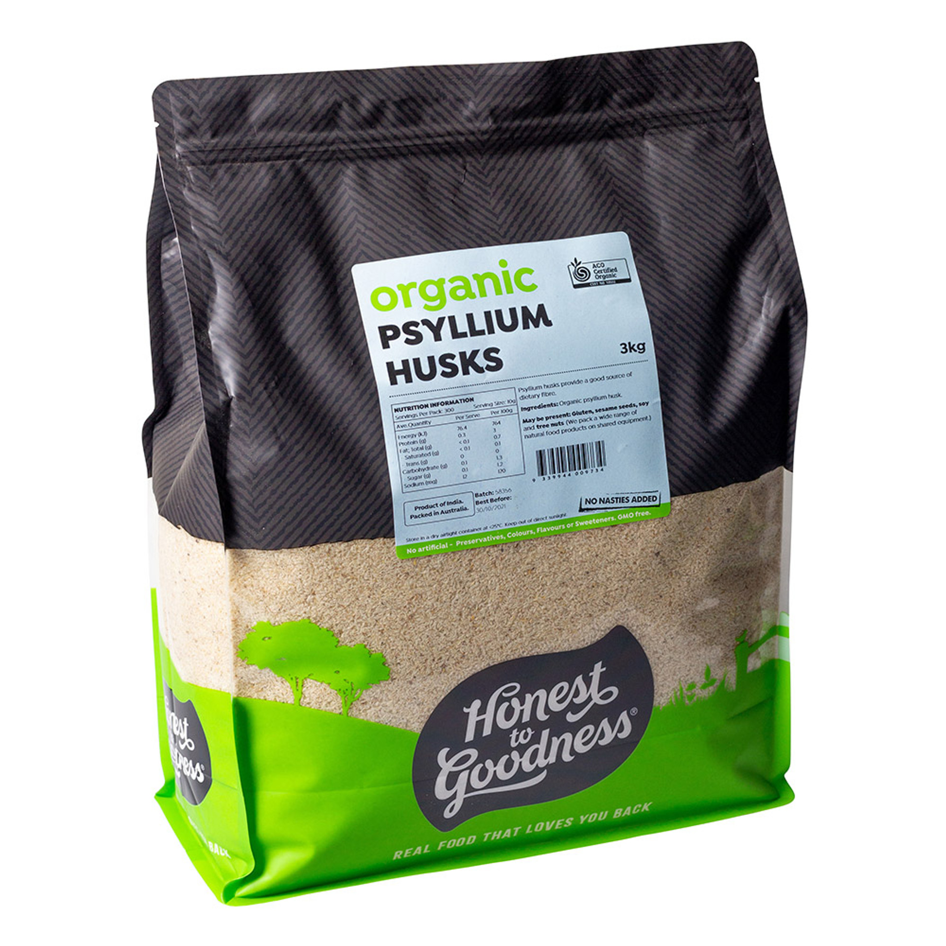 Organic Psyllium Husks 25kg Bulk Honest To Goodness