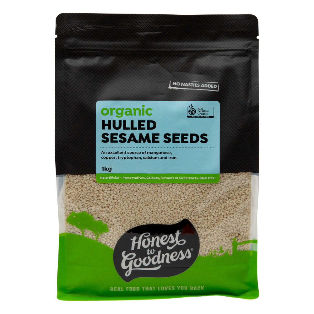 Organic Sesame Seeds Hulled 200g
