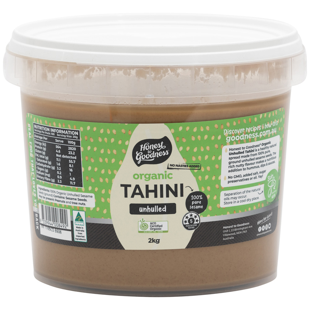Organic Black Tahini 375g | Carawi
