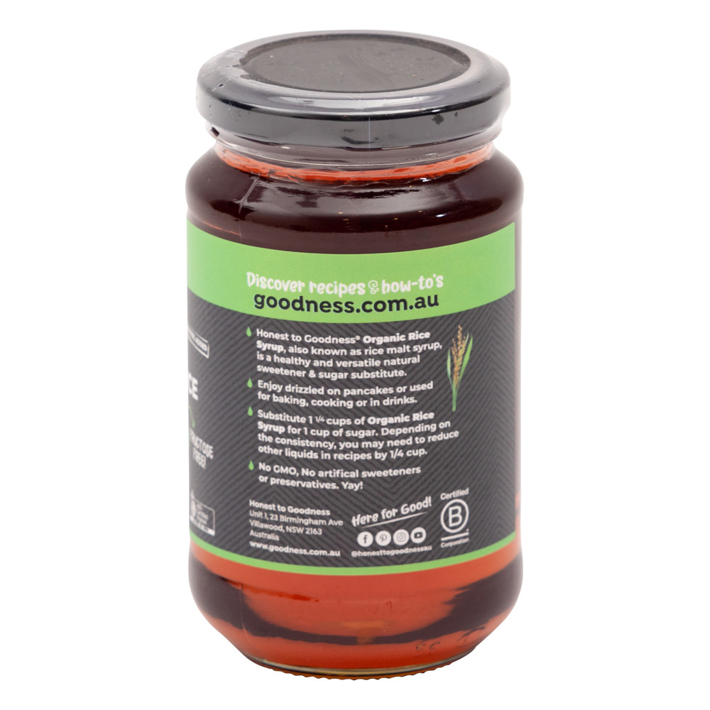 Organic Brown Rice Syrup 25KG | Organic Rice Malt Syrup