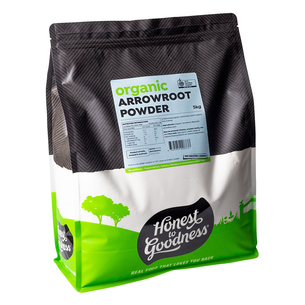 Organic Arrowroot Powder 25kg | Bulk