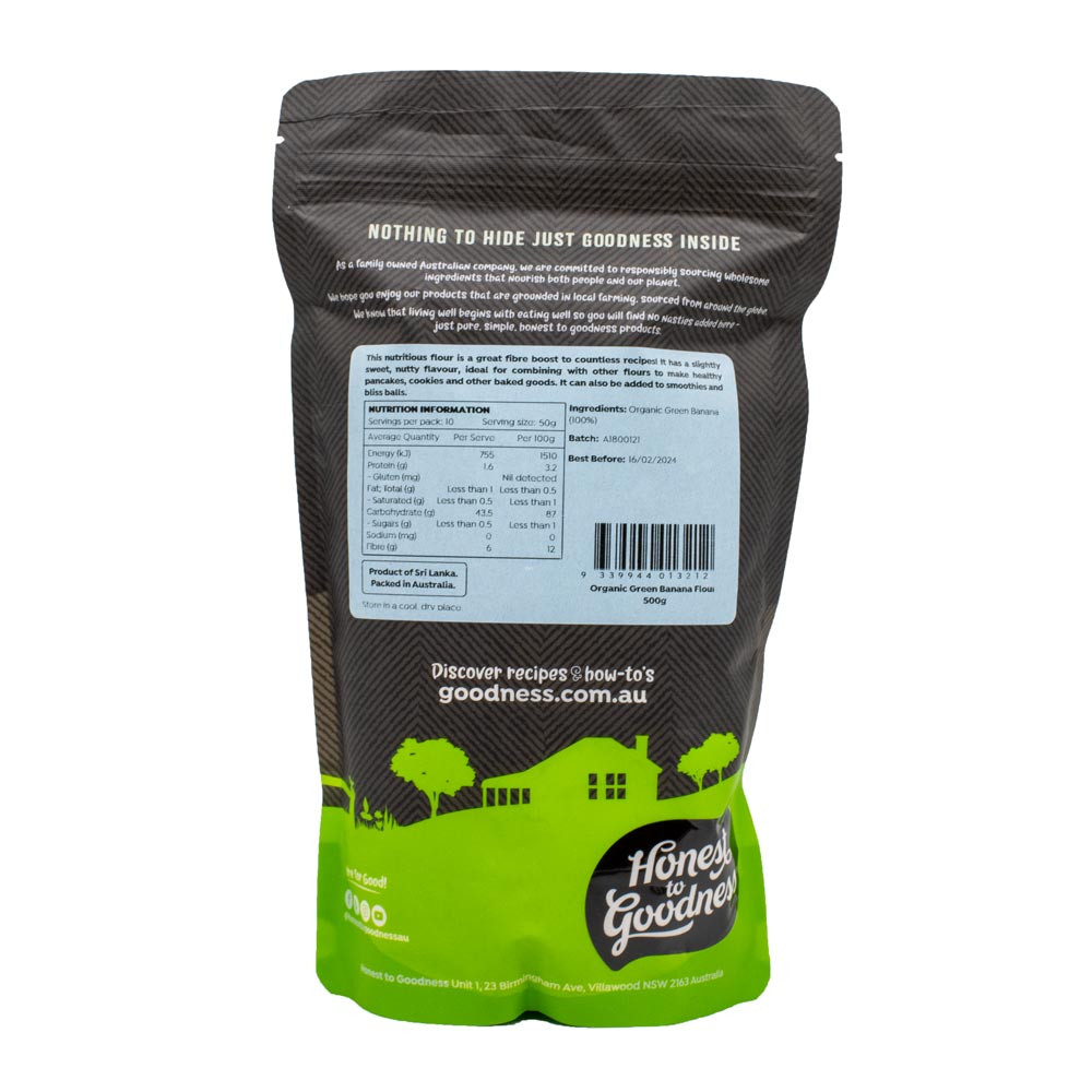 Organic Green Banana Flour 5KG | Honest to Goodness