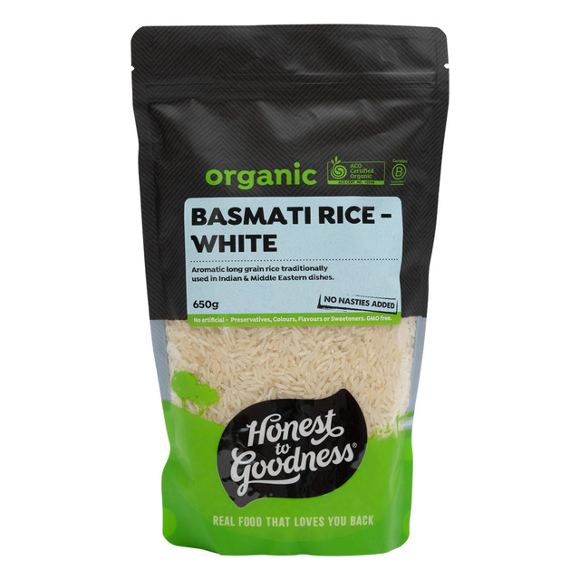 Organic Basmati Rice - White 25KG | Bulk