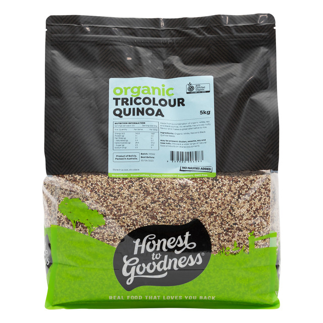 Honest to Goodness Organic White Quinoa 25KG | Bulk