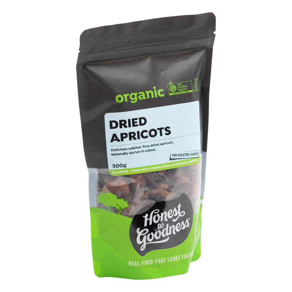 Organic Dried Apricots 1KG | Honest to Goodness Australia