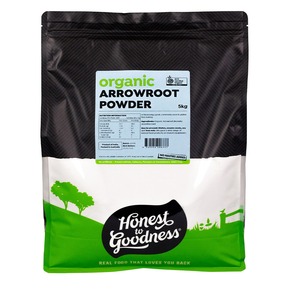 Organic Arrowroot Powder 1KG | Honest to Goodness Australia