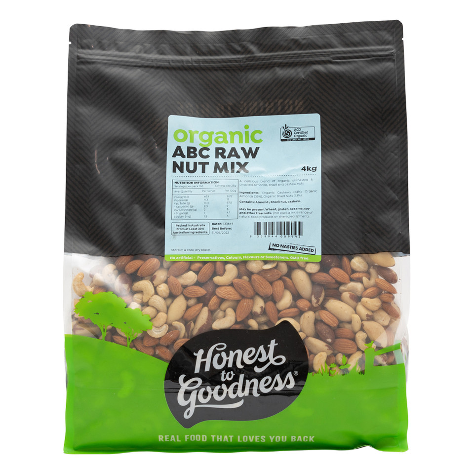 ABC Organic Raw Nut Mix 10KG | Delicious Healthy Snacks