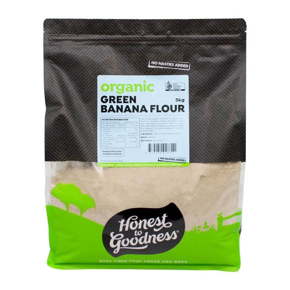 Organic Green Banana Flour- Gluten Free | Honest to Goodness