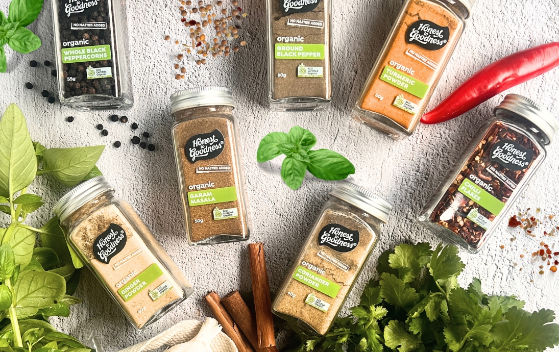 Organic Spices & Herb Splendour - Honest to Goodness