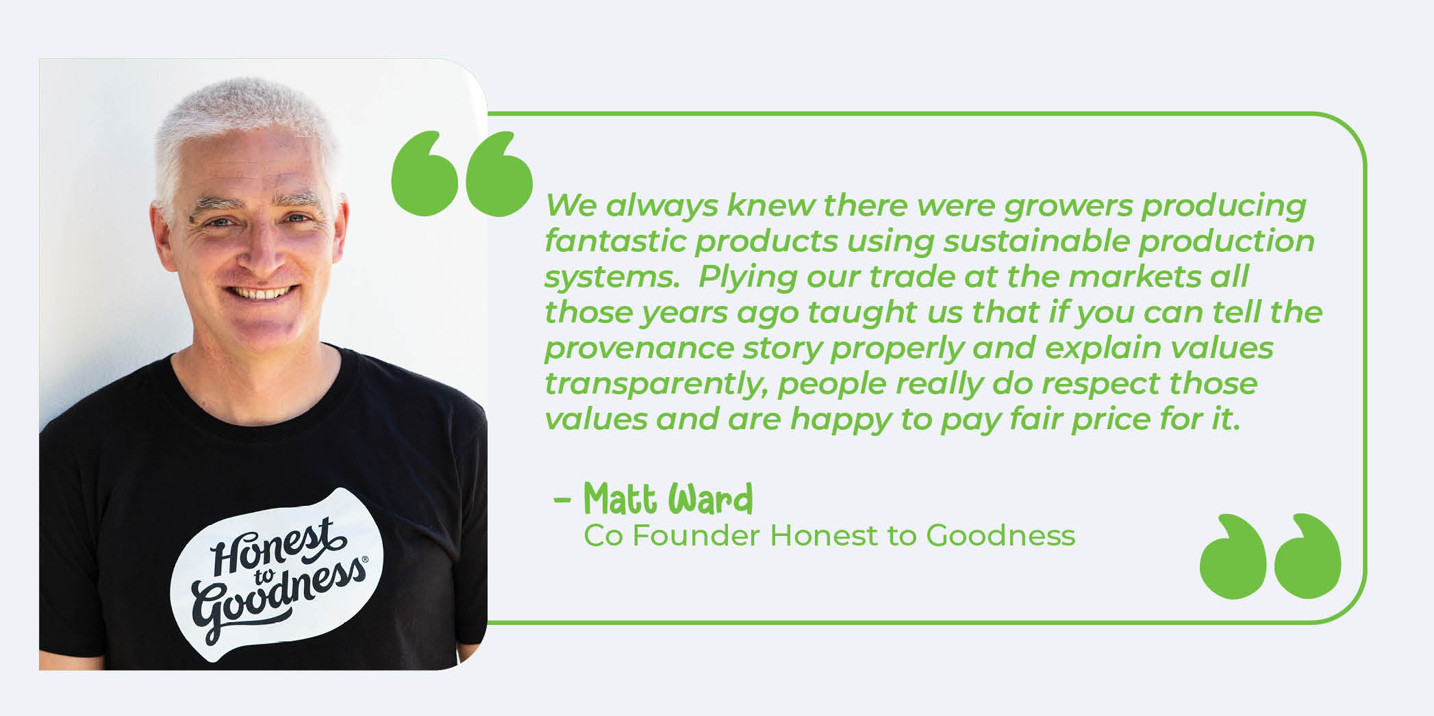 Company Background | Honest to Goodness