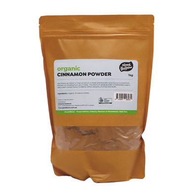 Organic Cinnamon Powder (Ground) 1KG | Bulk Spices | Honest to Goodness