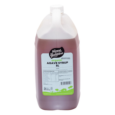 Organic Agave Syrup 5L | Agave Nectar | Honest to Goodness