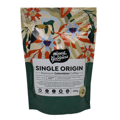Single Origin Colombian Ground Coffee 250g | Organic