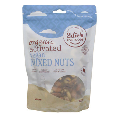 Activated Organic Vegan Mixed Nuts 300g | Honest to Goodness