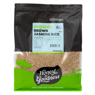 Organic Brown Jasmine Rice 5KG | Bulk | Honest to Goodness