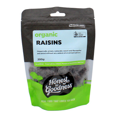 Organic Australian Raisins 200G | Honest to Goodness