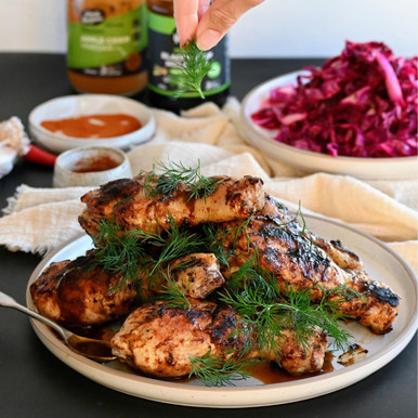 Sticky Barbecue Chicken Recipe with Blackstrap Molasses
