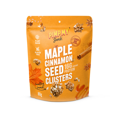 Pimp My Snack Maple Cinnamon Seed Clusters 80g | Healthy Snacks