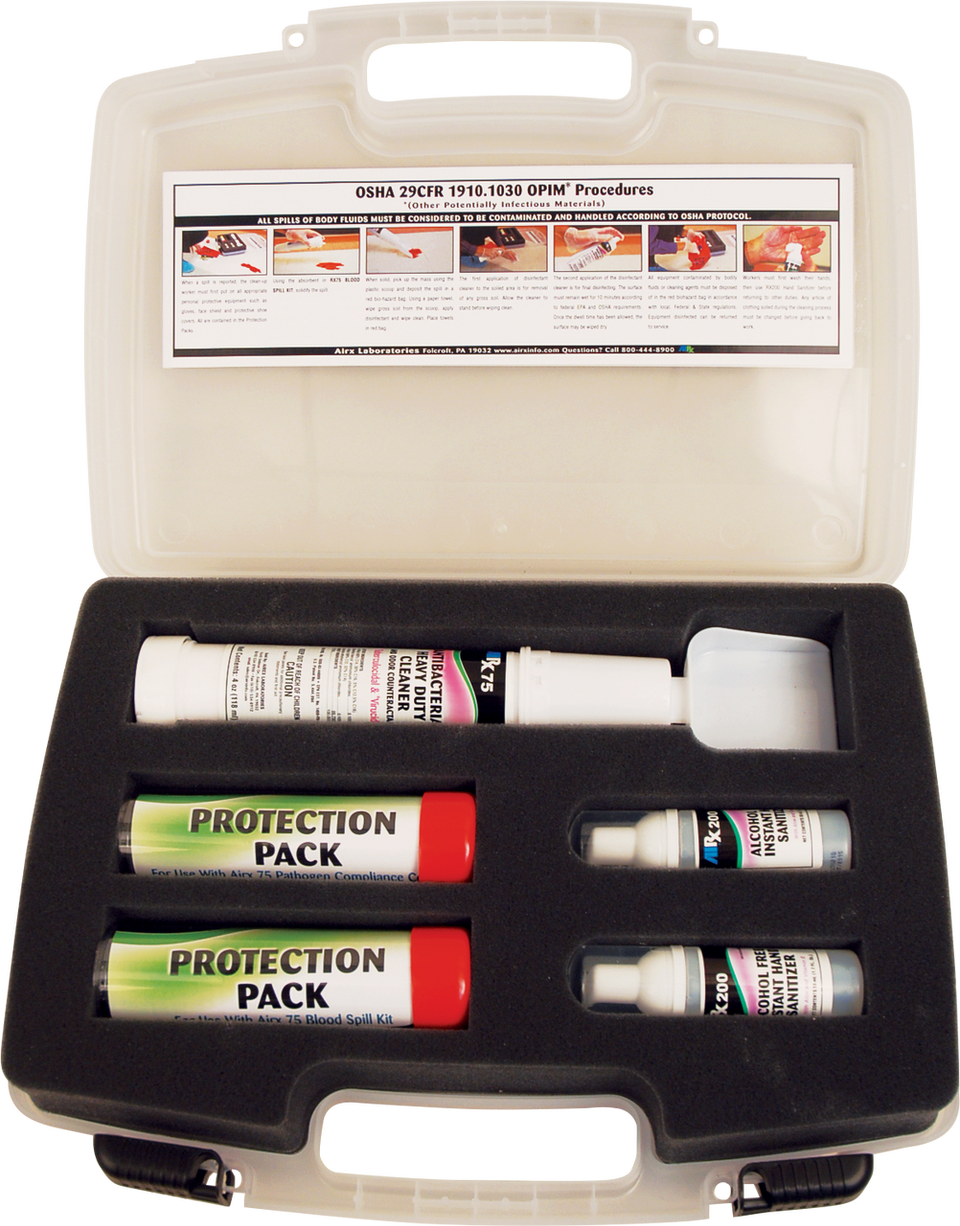 Airx RX BSC Blood Spill Compliance Center