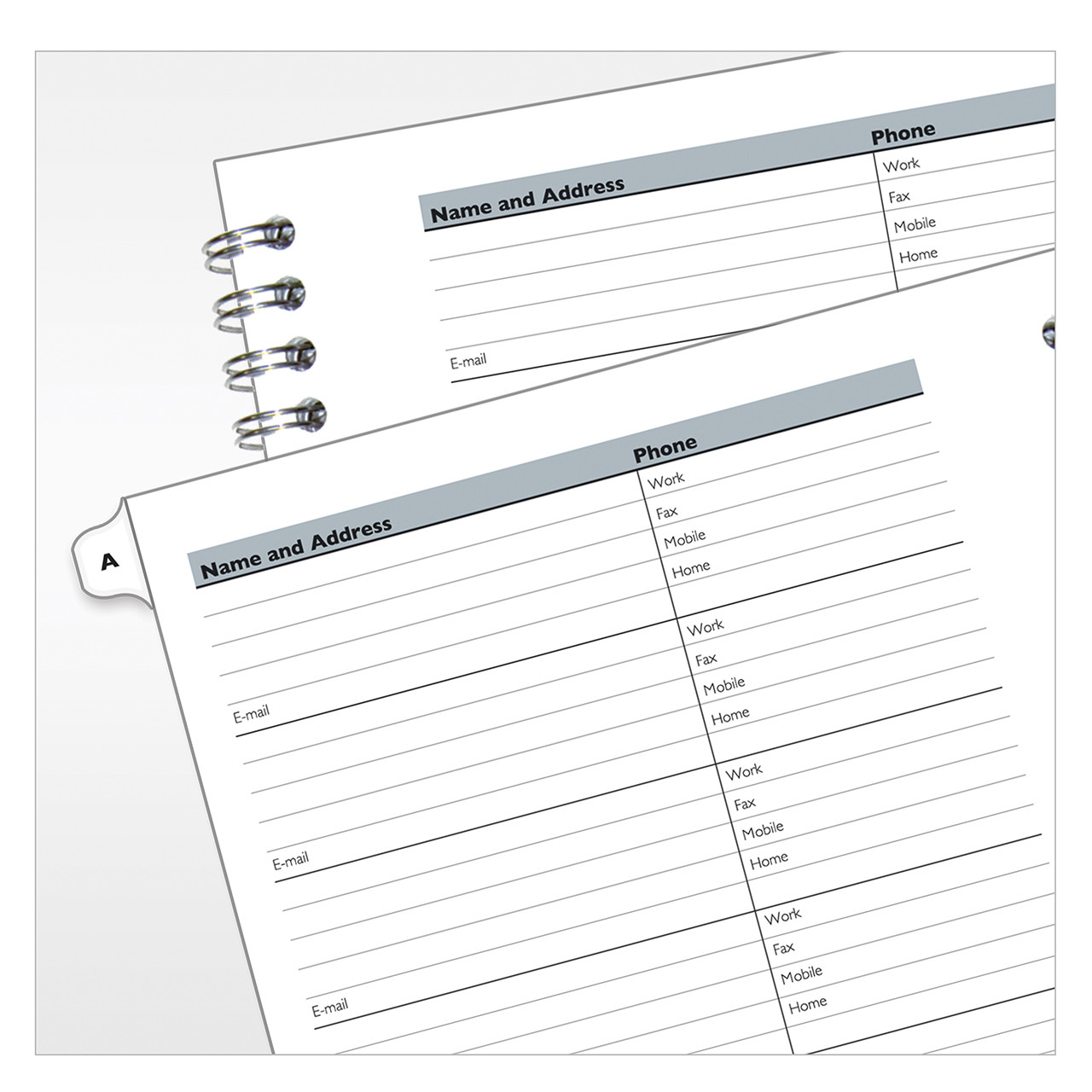Wire-bound Address/Phone Book - Franklin Planner