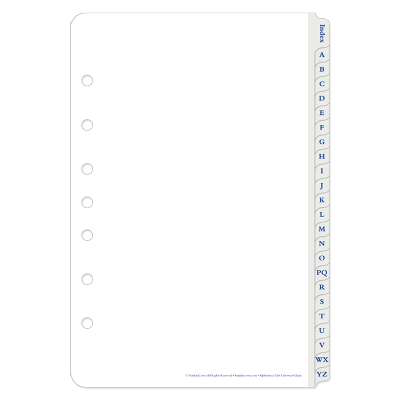 Alphabetical Tabs (A-Z) - Franklin Planner